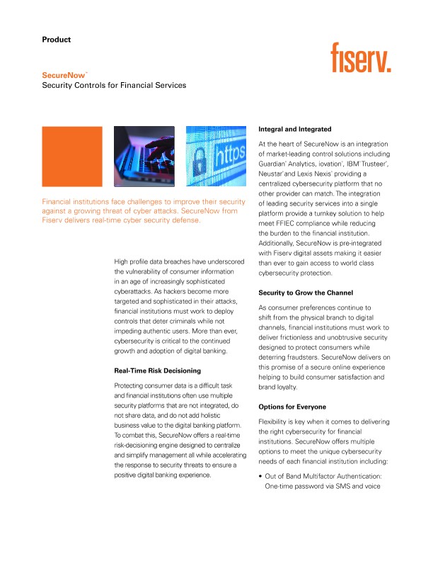 SecureNow | Fiserv